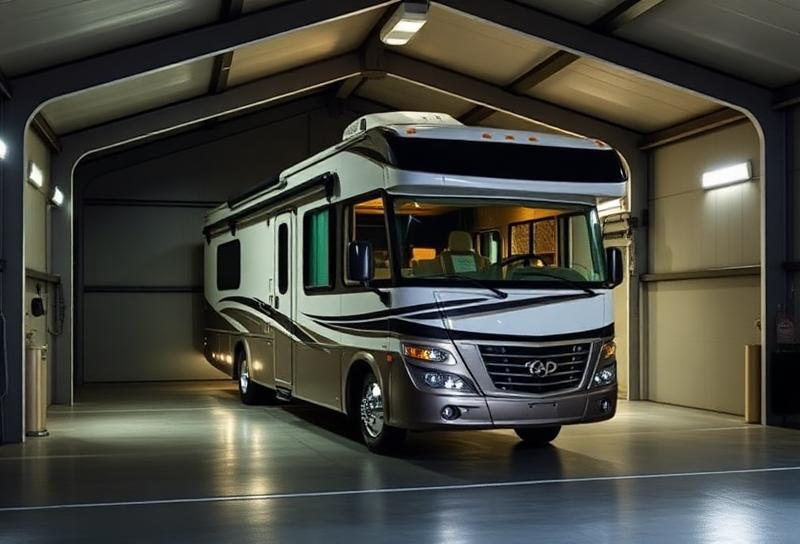Indoor RV Storage Las Vegas — Climate Controlled | 24/7 Motorcoach ...